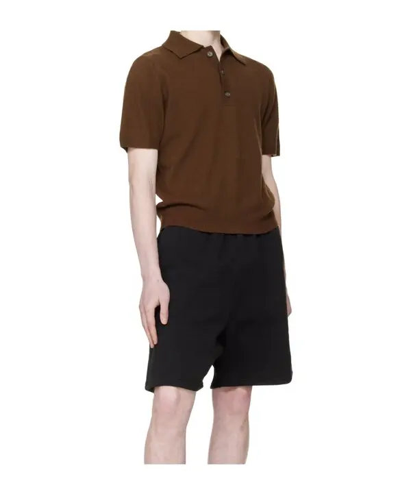 ENTIRE STUDIOS Short Sleeve Knit Polo