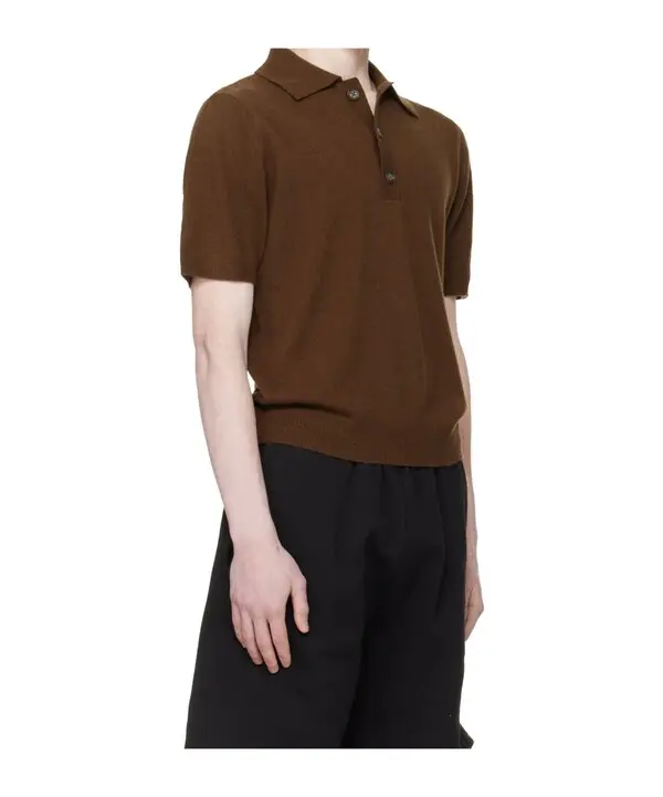 ENTIRE STUDIOS Short Sleeve Knit Polo