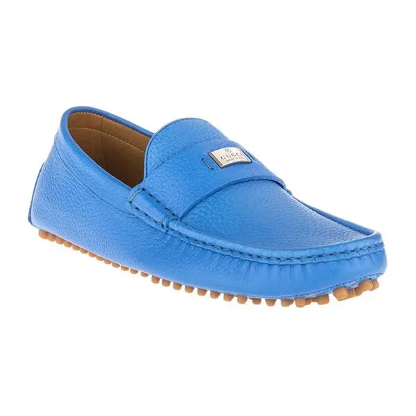 Gucci Logo Detail Loafers