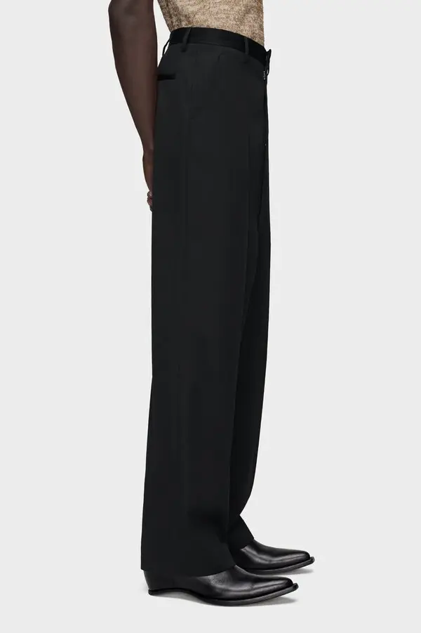 MAISON MARGIELA Pleated Wide-leg Trousers