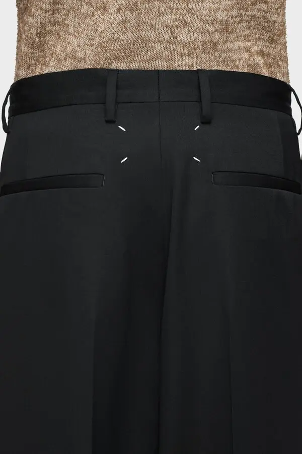 MAISON MARGIELA Pleated Wide-leg Trousers