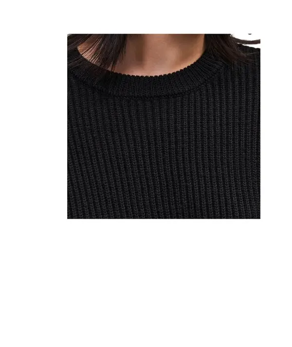 ENTIRE STUDIOS Ribbed Knit Sweater - Black