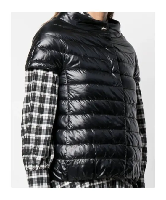 Herno Quilted Short Sleeve Vest - Black