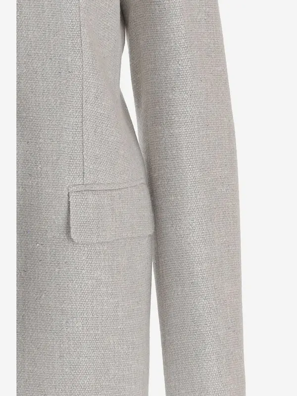 Tagliatore Jadrianne Single-breasted Blazer - Gray