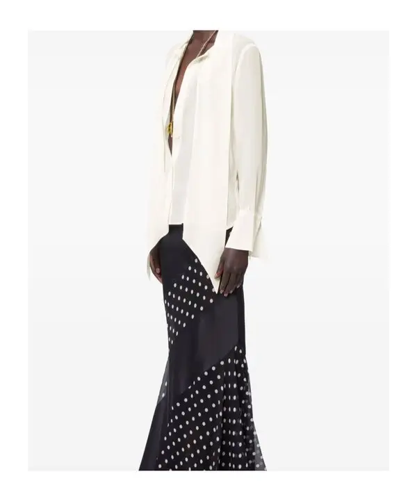 Nina Ricci Lavalliere Satin Shirt
