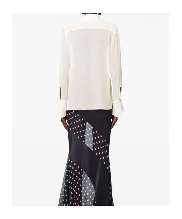 Nina Ricci Lavalliere Satin Shirt