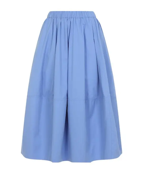 Co Name Bubble Midi Skirt - Blue