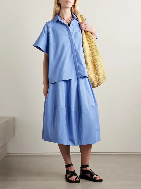 Co Name Bubble Midi Skirt