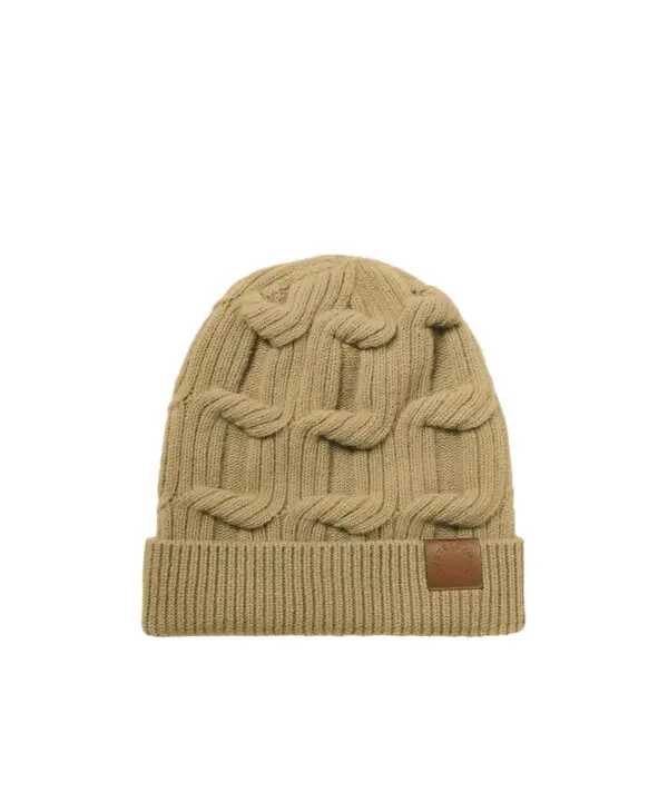 Stella McCartney Falabella Cable-knit Beanie - Green