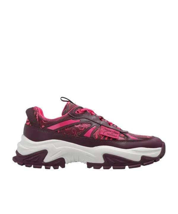 Versace Barocco Printed Lace-up Sneakers