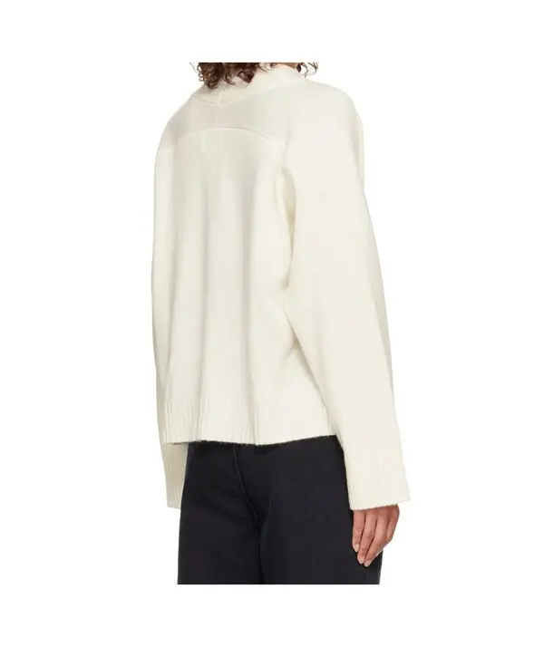 Loulou De Saison Kaia V-neck Cardigan - White