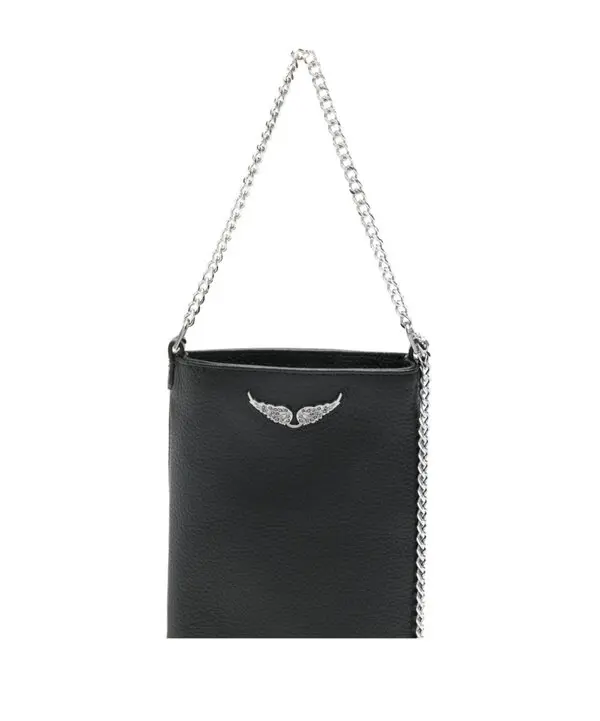 Zadig&Voltaire Voltaire Embellished Rock Phone Mini Bag - Black