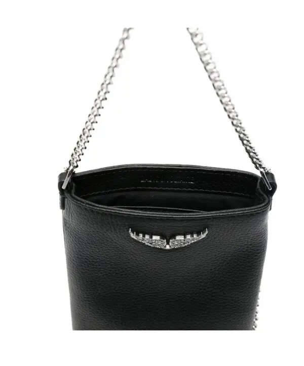 Zadig&Voltaire Voltaire Embellished Rock Phone Mini Bag - Black