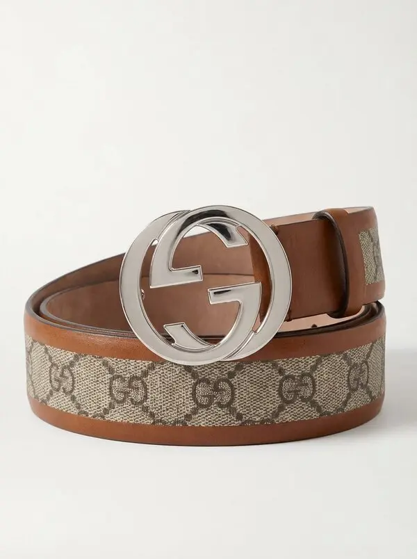 Gucci Monogrammed Belt - Multicolor