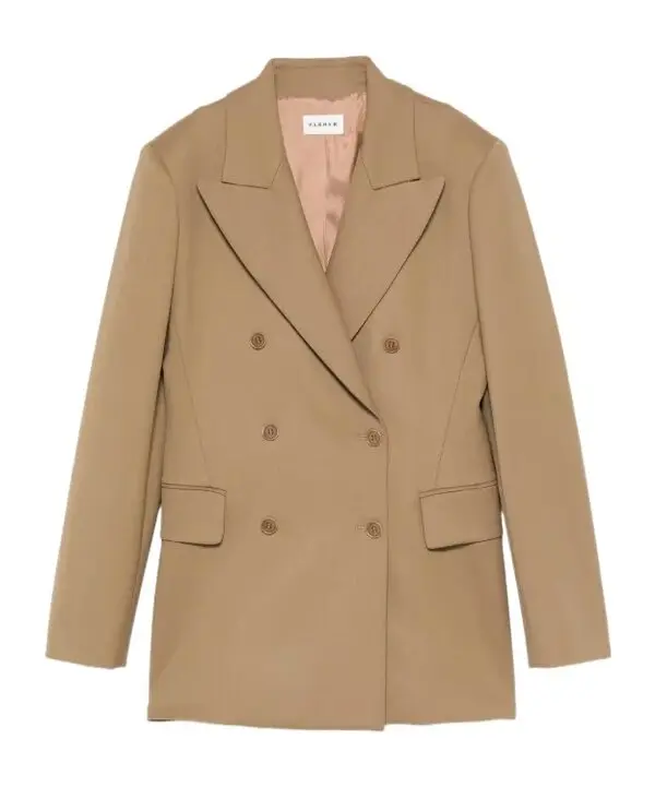 P.a.r.o.s.h Double-breasted Blazer - Nude