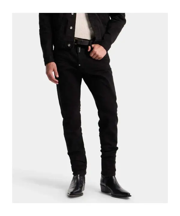 Dsquared2 Garment Dyed Teddy Jeans - Black