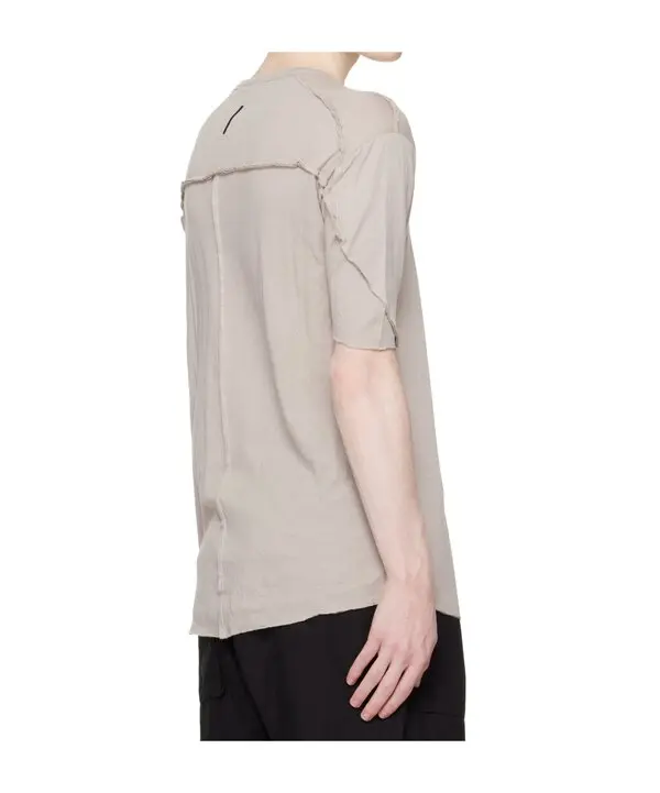 THOM KROM Raw-cut T-shirt - Stone