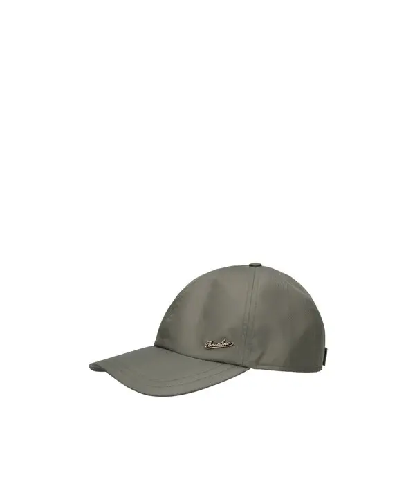 Borsalino Logo Plaque Baseball Cap - Gray