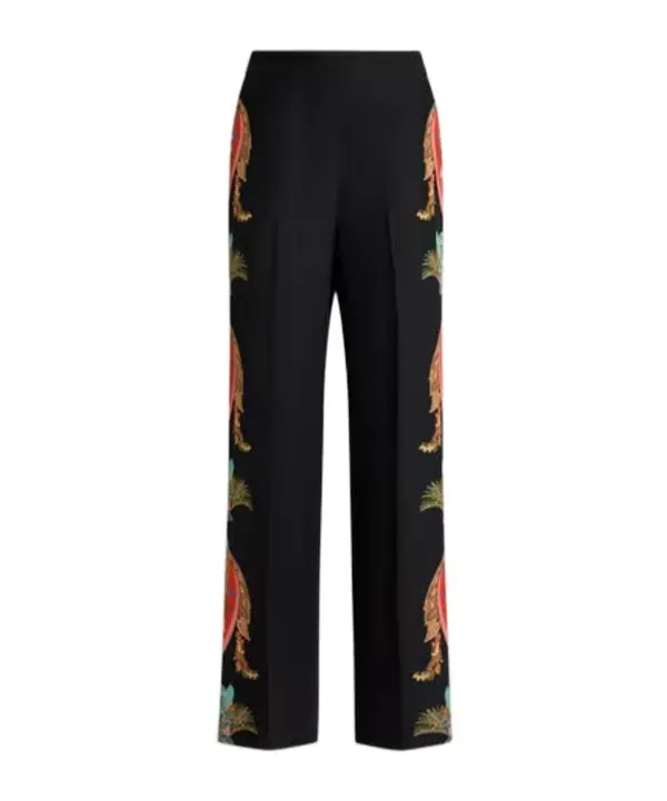 Etro Straight-leg Printed Pants