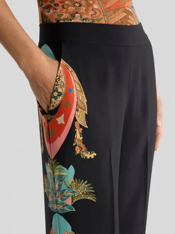 Etro Straight-leg Printed Pants