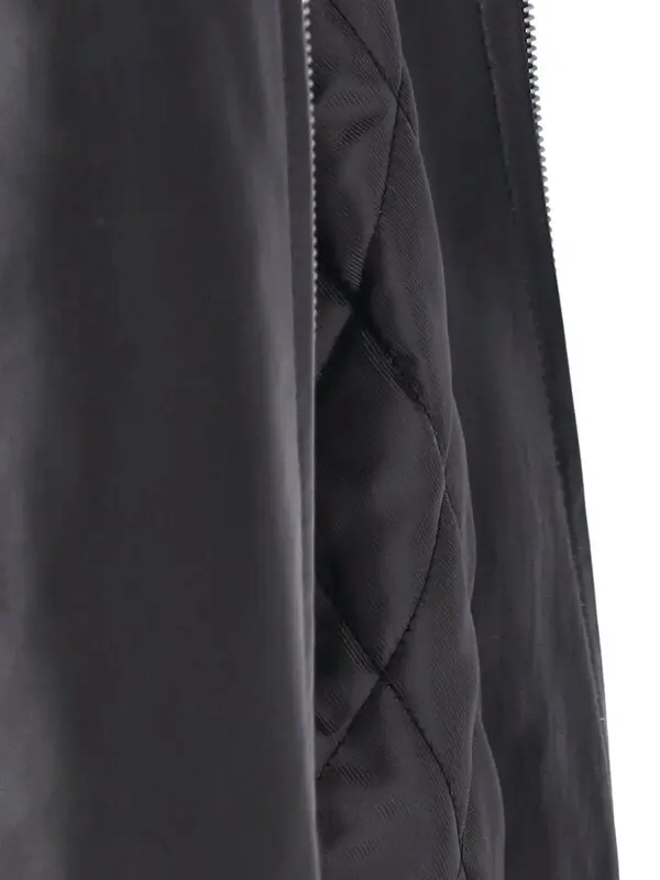 Sportmax High-neck Zip-up Leather Jacket