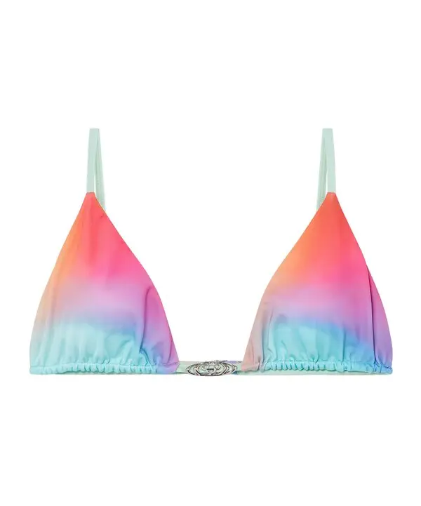 Casablanca Sea Triangle Bikini Top - Multicolor