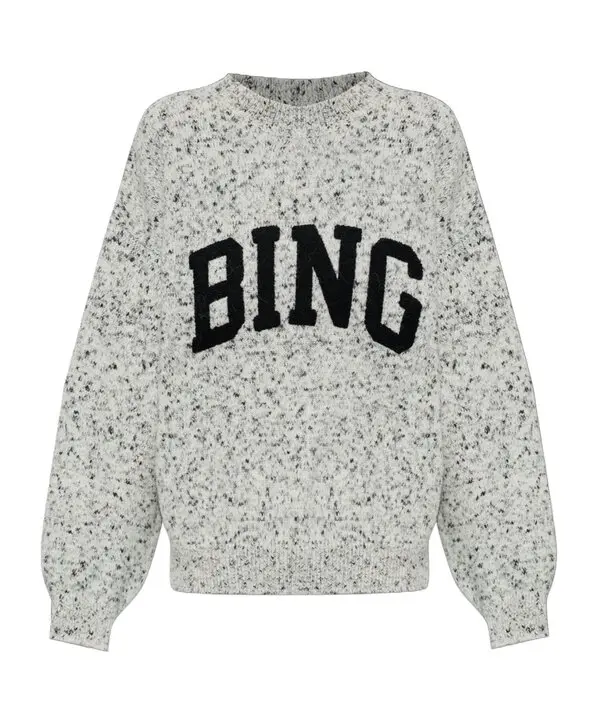 ANINE BING Sydney Sweater With Letter Pattern - Multicolor