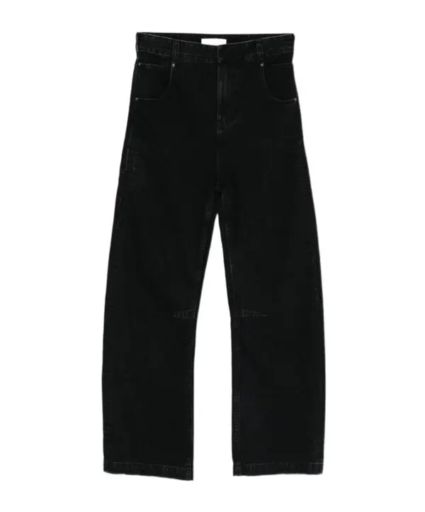 ENTIRE STUDIOS Gem Wide-leg Jeans - Black