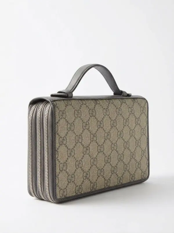 Gucci Gg Embossed Handbag - Nude