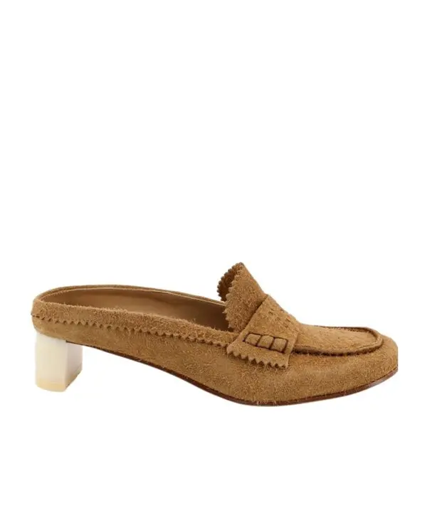 MAISON MARGIELA Scallop Trim Heeled Sandals