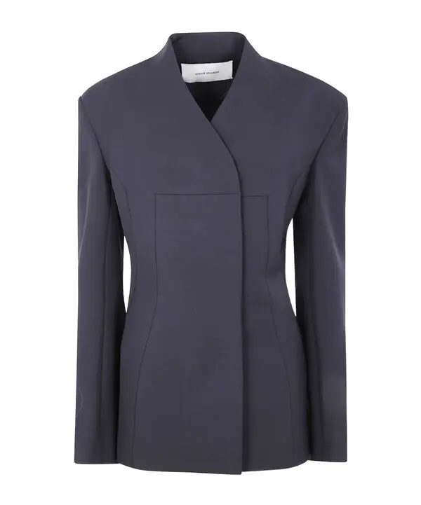 ENTIRE STUDIOS Button-fastening Double-breasted Coat - Black