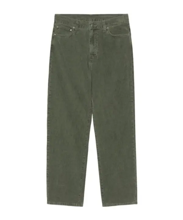 Carhartt Work In Progress Aaron Corduroy Tapered Fit Trousers - Leaf