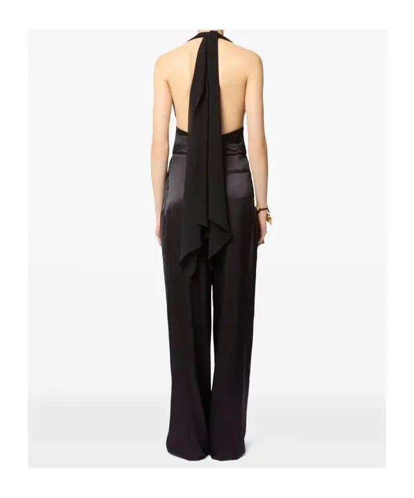 Nina Ricci V-neck Bow Detail Silk Blouse