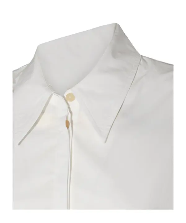 Khaite Minta Curved Hem Shirt