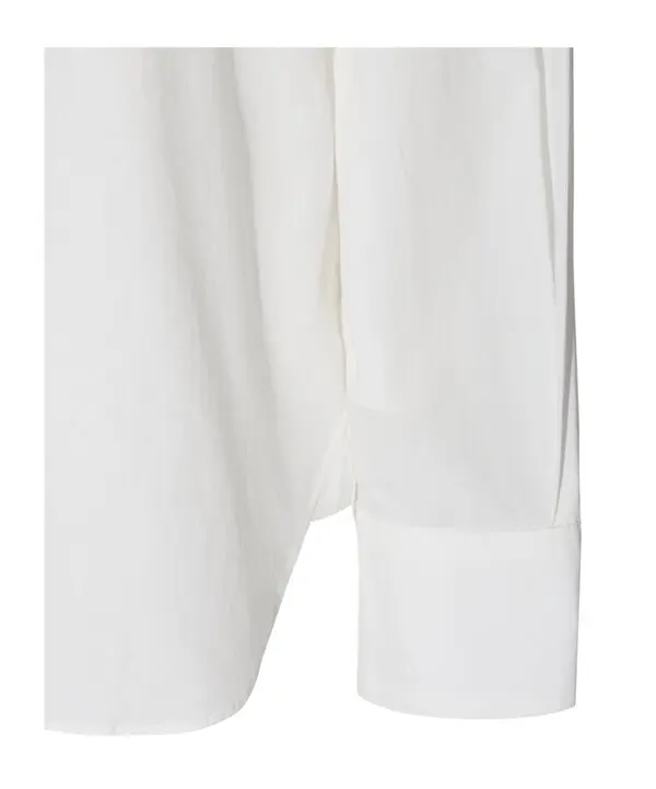 Khaite Minta Curved Hem Shirt