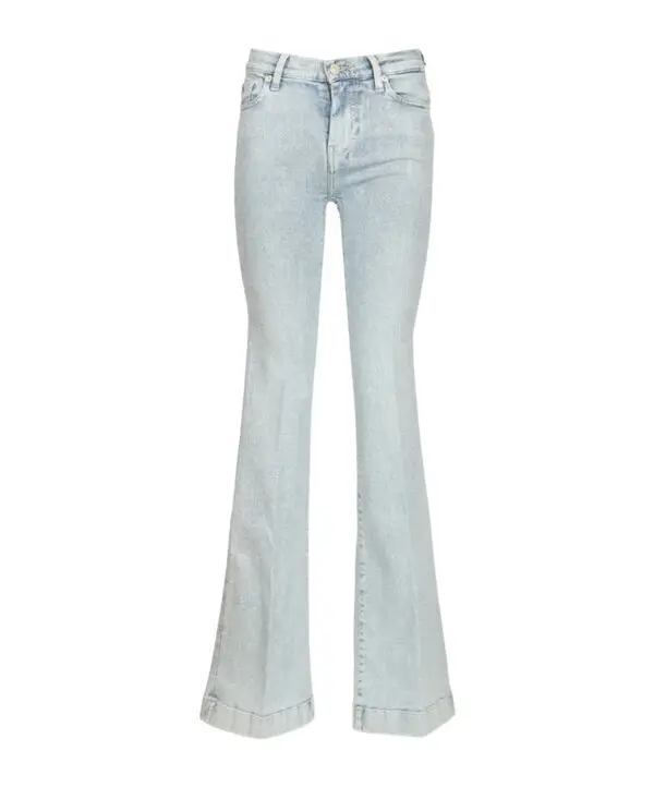 7 For All Mankind Dojo Sparkling Flare Jeans - Green