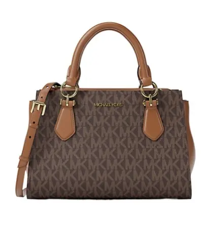 Michael Kors Marilyn Small Signature Logo Messenger Bag