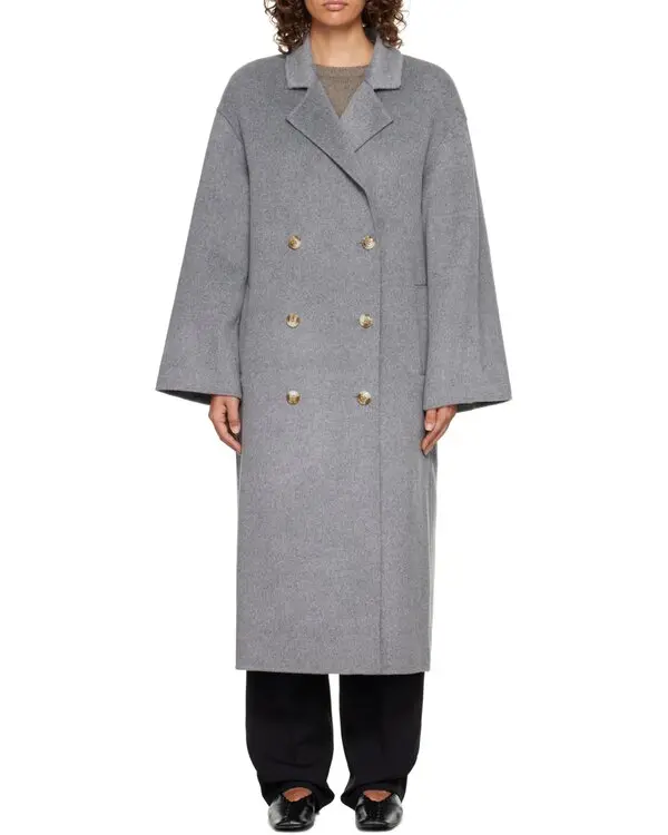 Loulou De Saison Borneo Long Coat - Gray