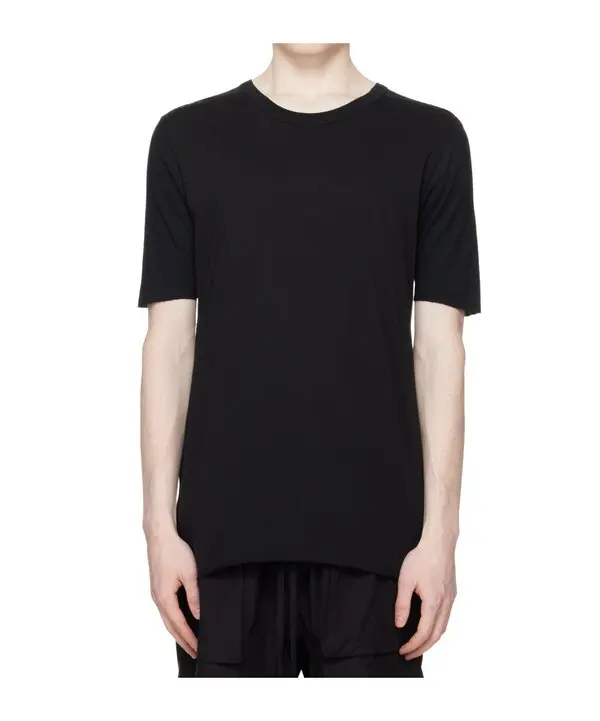 THOM KROM Ribbed-panel T-shirt