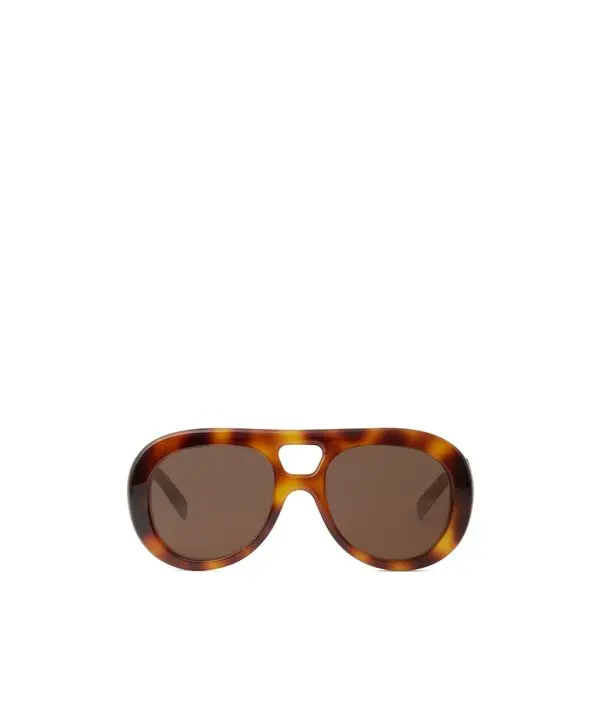 Givenchy Tortoiseshell Aviator Sunglasses - Brown