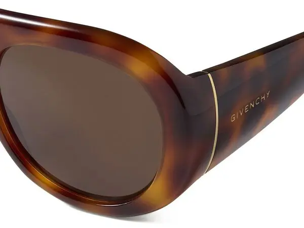 Givenchy Tortoiseshell Aviator Sunglasses - Brown