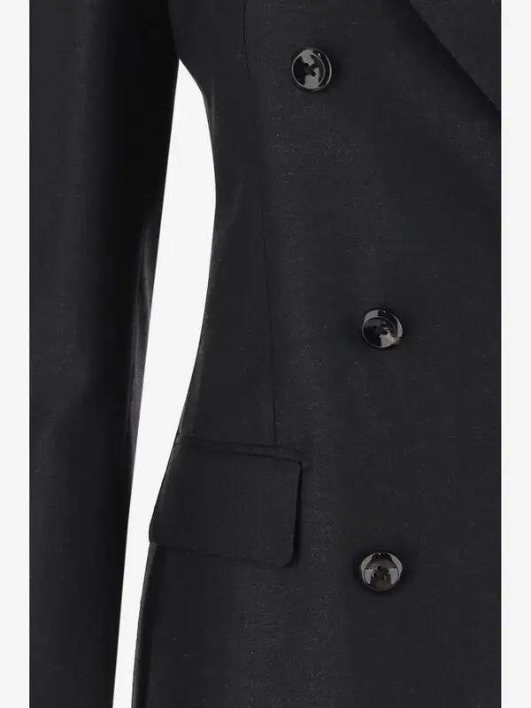 Tagliatore Double-breasted Tailored Jacket With Notched Lapels