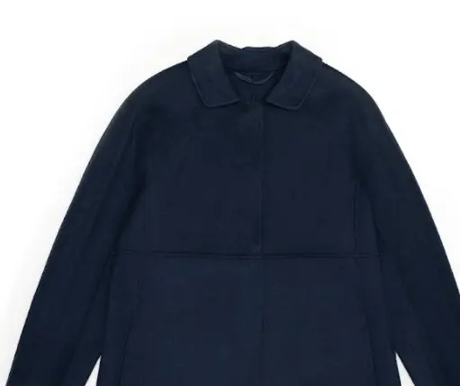 Max Mara Lapel Coat - Blue