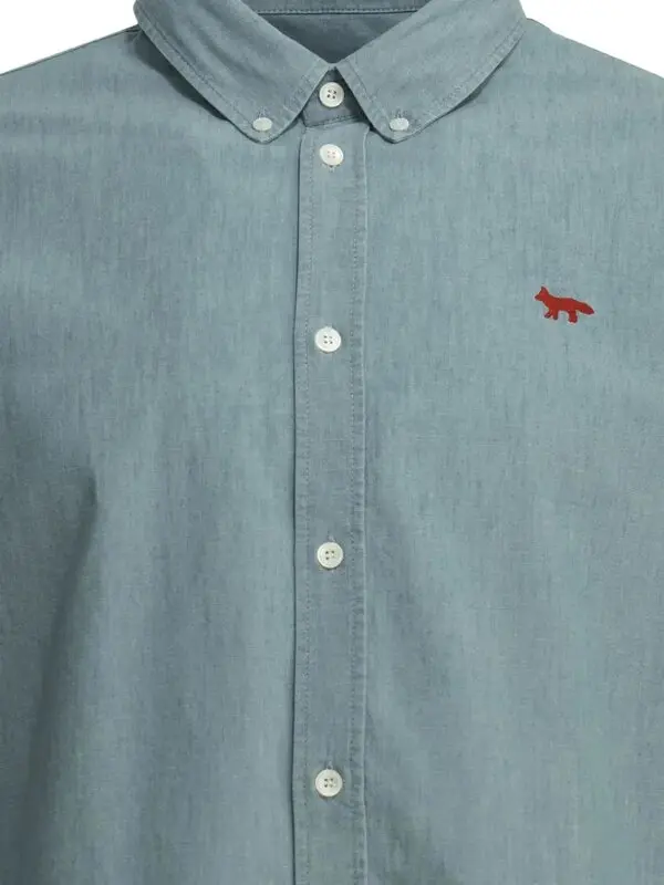 Maison Kitsuné Profile Fox Long-sleeve Shirt