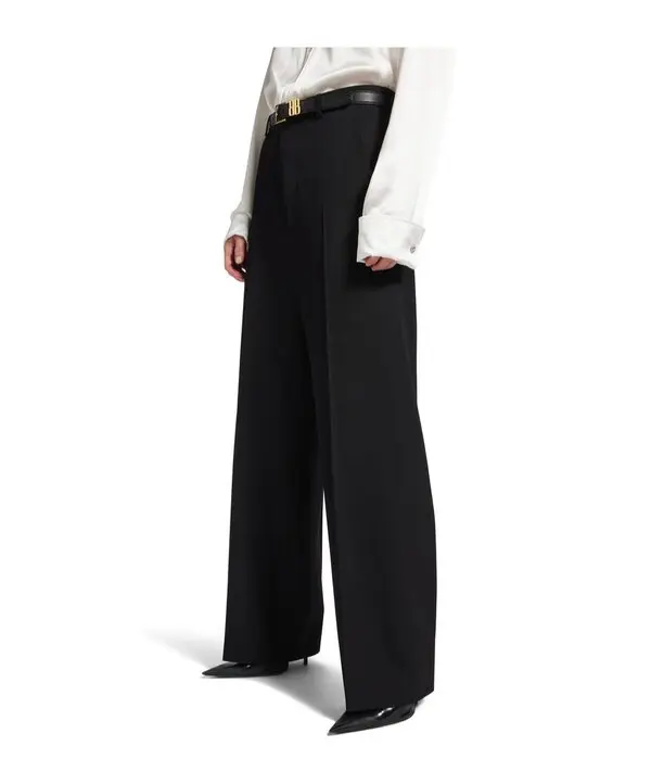 Balenciaga Pressed Crease Tailored Trousers