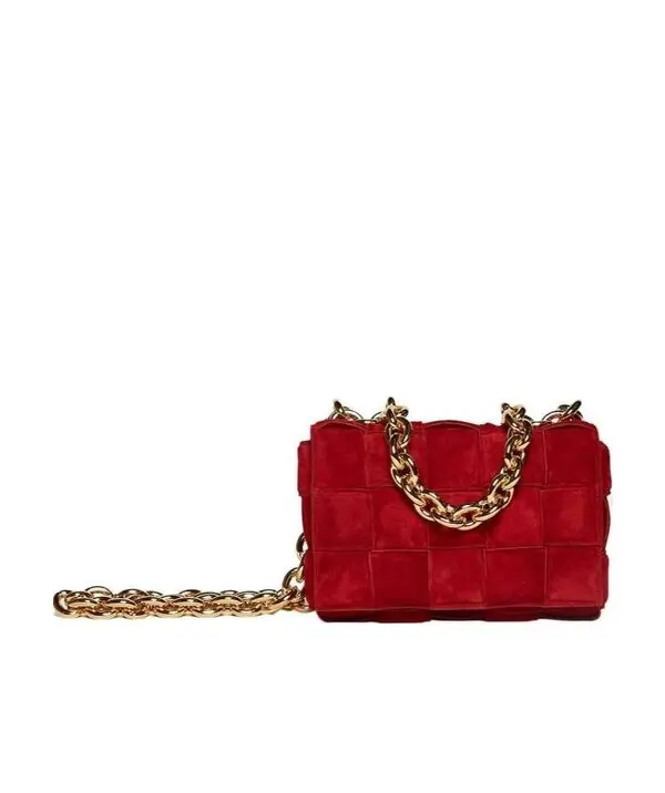 Bottega Veneta Interwoven Detail Shoulder Bag