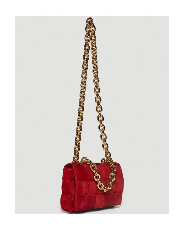 Bottega Veneta Interwoven Detail Shoulder Bag