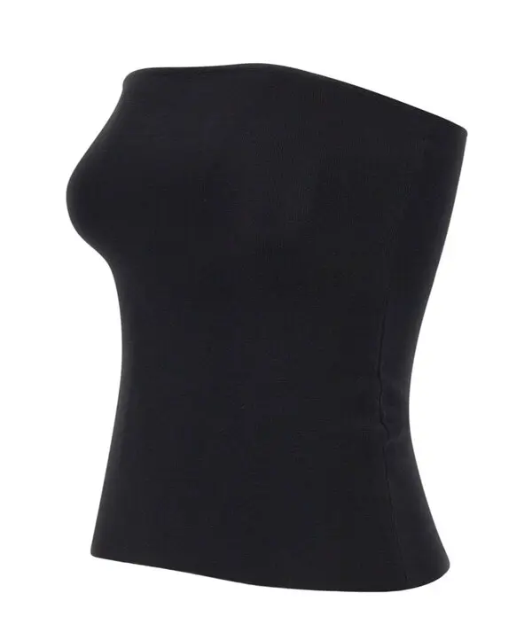 ENTIRE STUDIOS Bandeau Strapless Top - Black