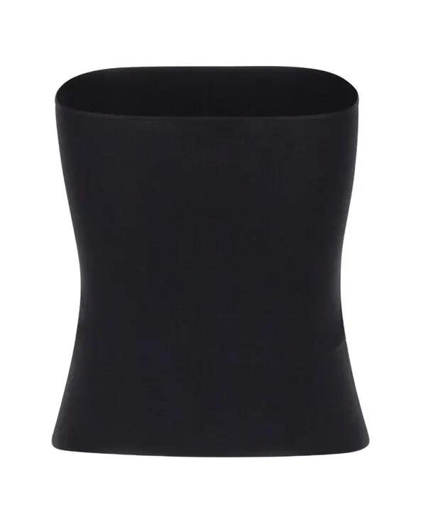 ENTIRE STUDIOS Bandeau Strapless Top - Black