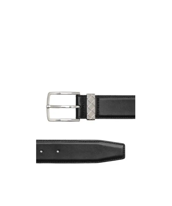 Bottega Veneta Intreccio Buckled Belt